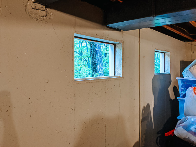 REPLACING OUR BASEMENT WINDOWS | DIY INSTALL - Grove House Reno