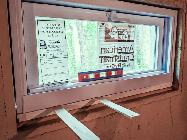 REPLACING OUR BASEMENT WINDOWS | DIY INSTALL - Grove House Reno