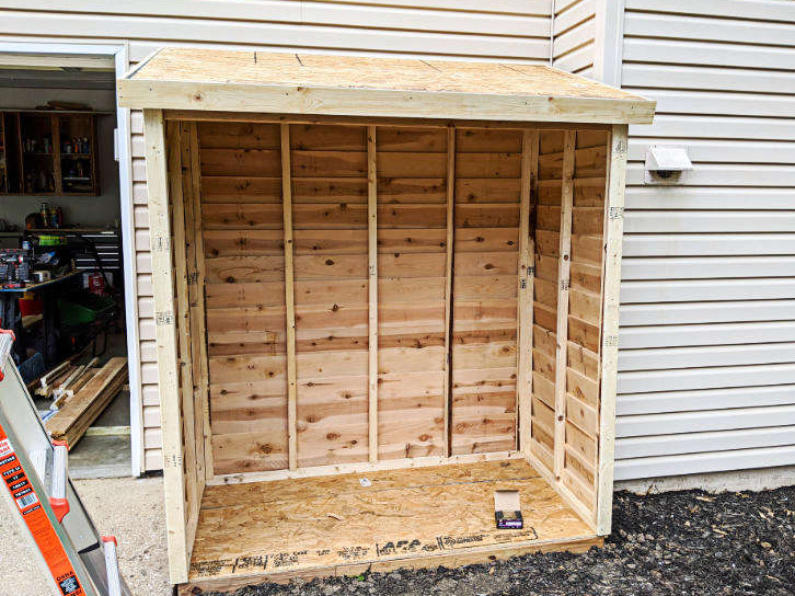 WE BUILT A MINI SHED FOR OUTDOOR TOYS - Grove House Reno